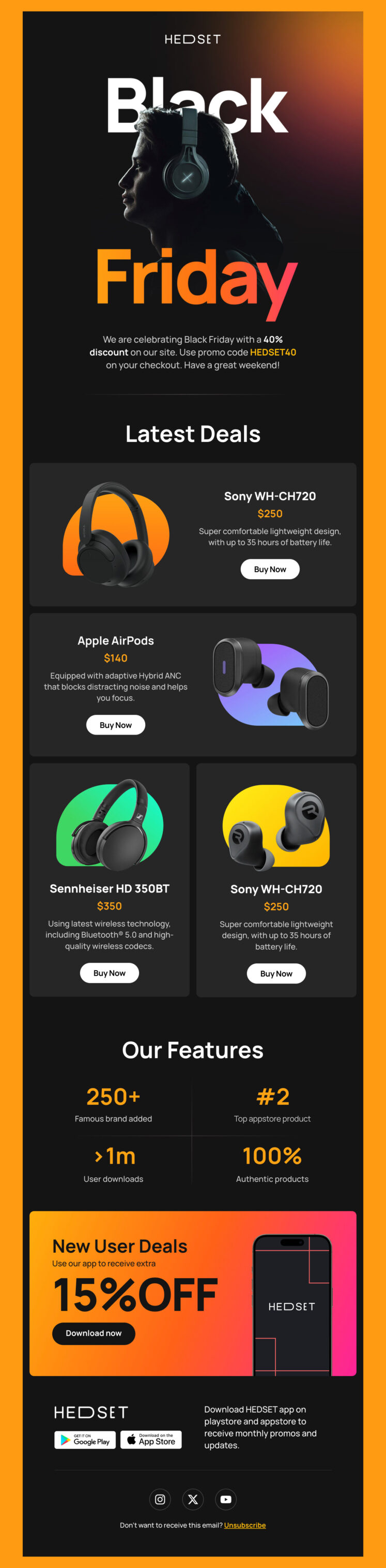 Free HTML Email Templates by Designmodo