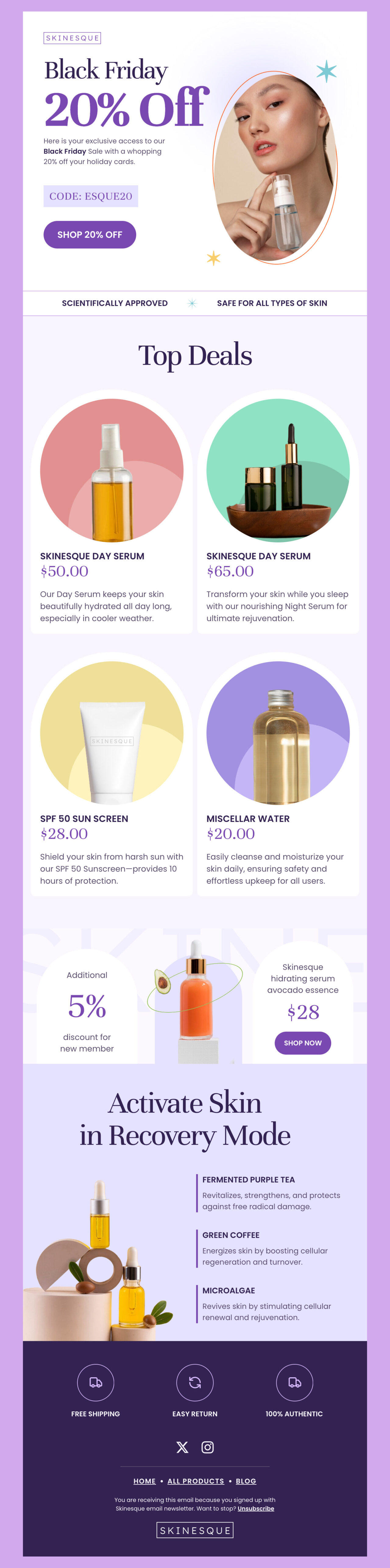 Free HTML Email Templates by Designmodo