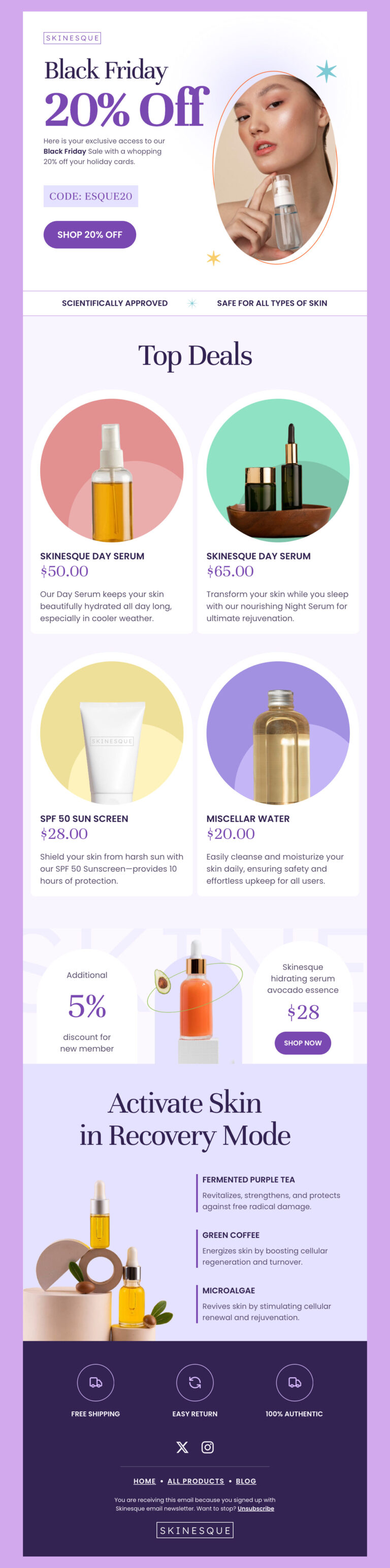 Free HTML Email Templates by Designmodo