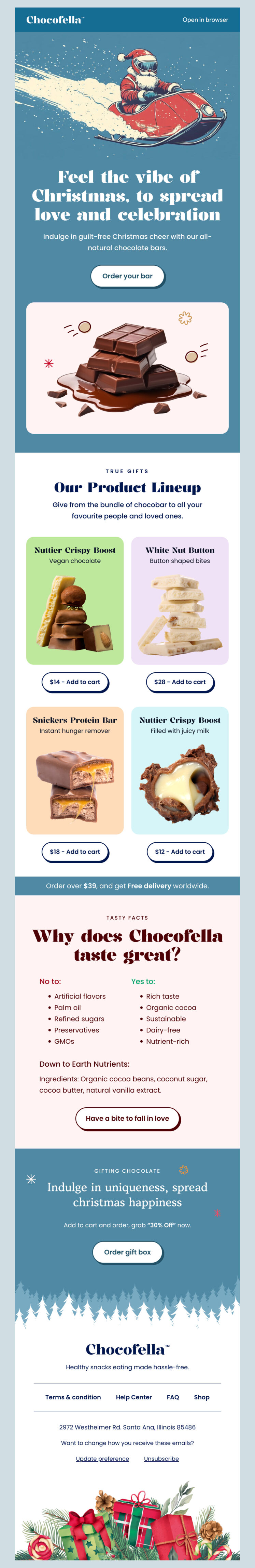 Free Holiday HTML Email Templates - Designmodo