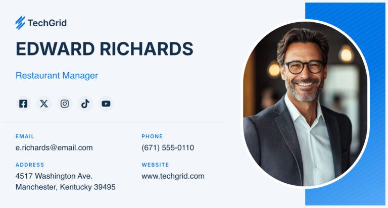 Engineer Email Signature Template - Designmodo