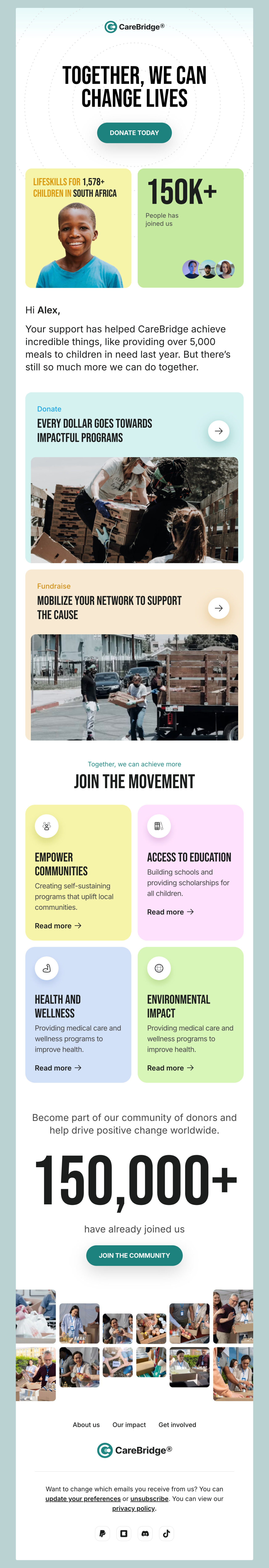 Free Mailchimp Email Templates - Designmodo