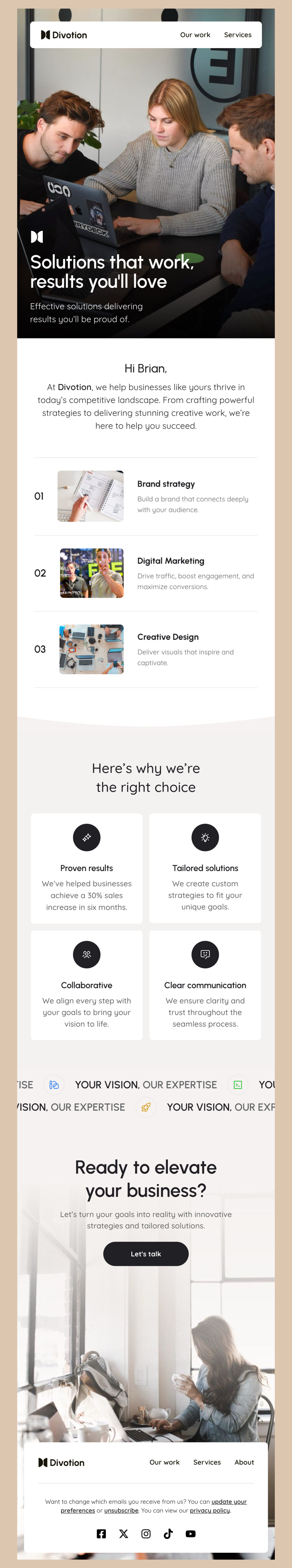 Free HTML Email Templates by Designmodo