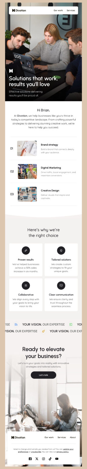 Free Mailchimp Email Templates - Designmodo