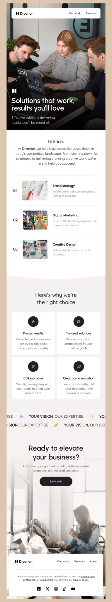 Free Mailchimp Email Templates - Designmodo