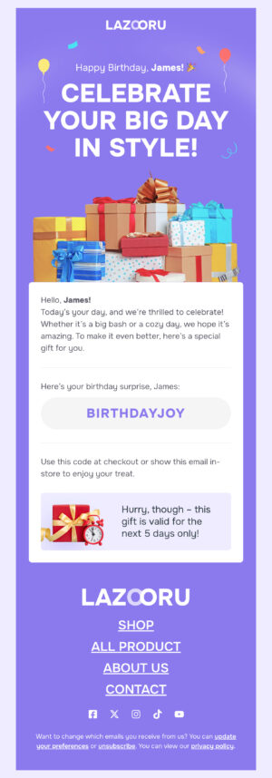 Free Thank You HTML Email Templates - Designmodo