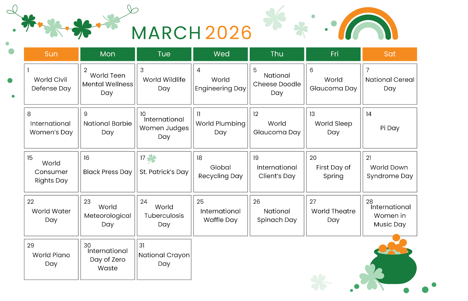 March Newsletter Ideas and Examples for 2026