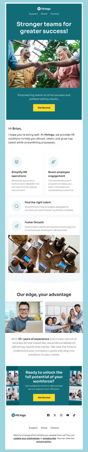 Free HTML Email Templates by Designmodo