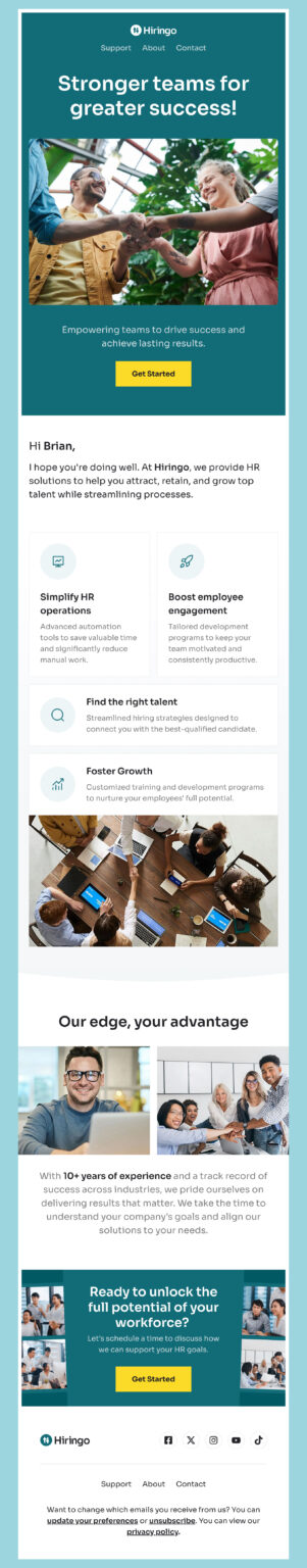 Free HTML Email Templates by Designmodo