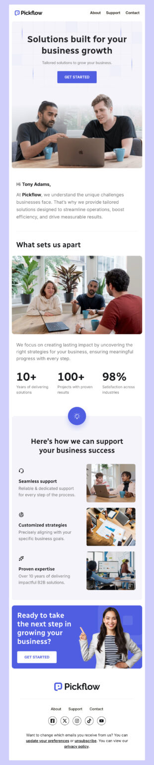 Free HTML Email Templates by Designmodo