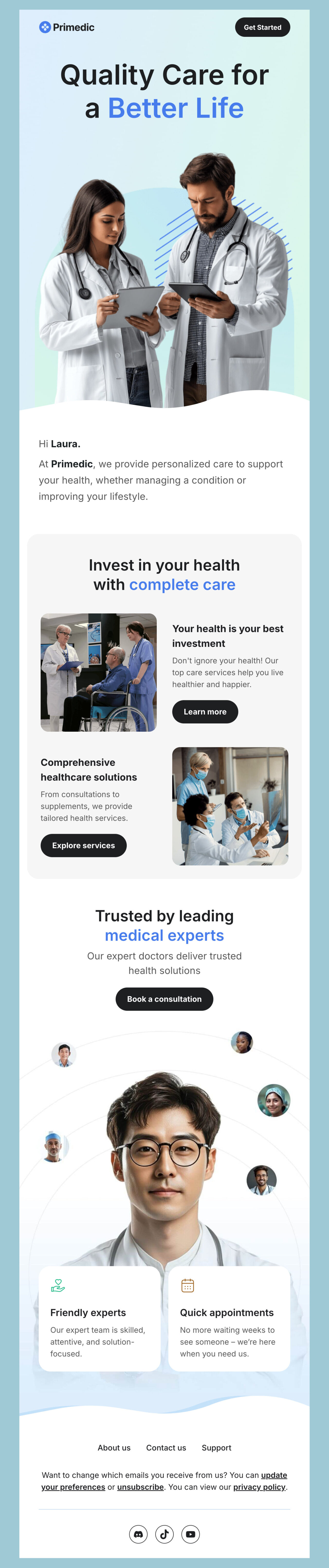 Free Mailchimp Email Templates - Designmodo