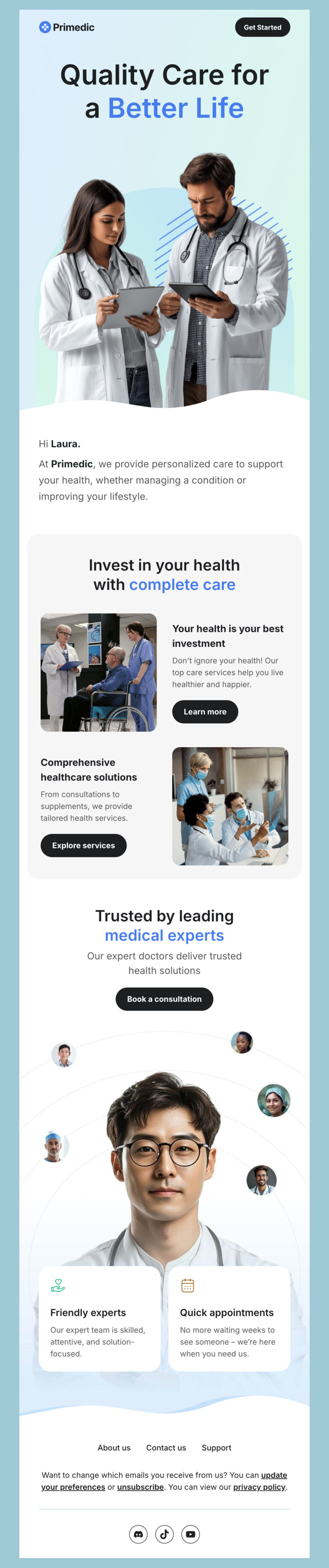 Free HTML Email Templates by Designmodo