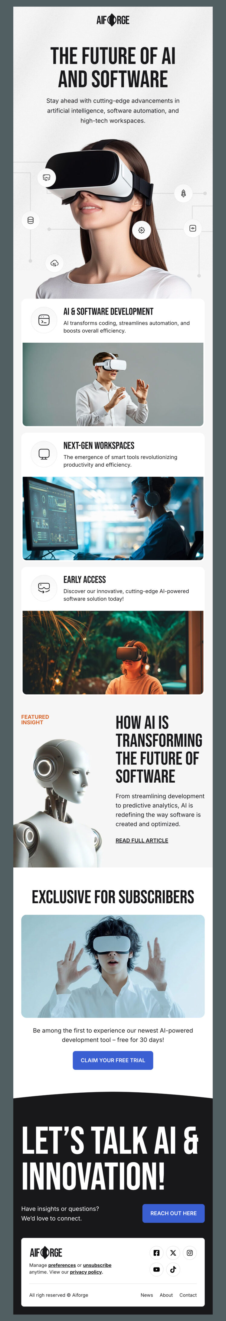 Free HTML Email Templates by Designmodo