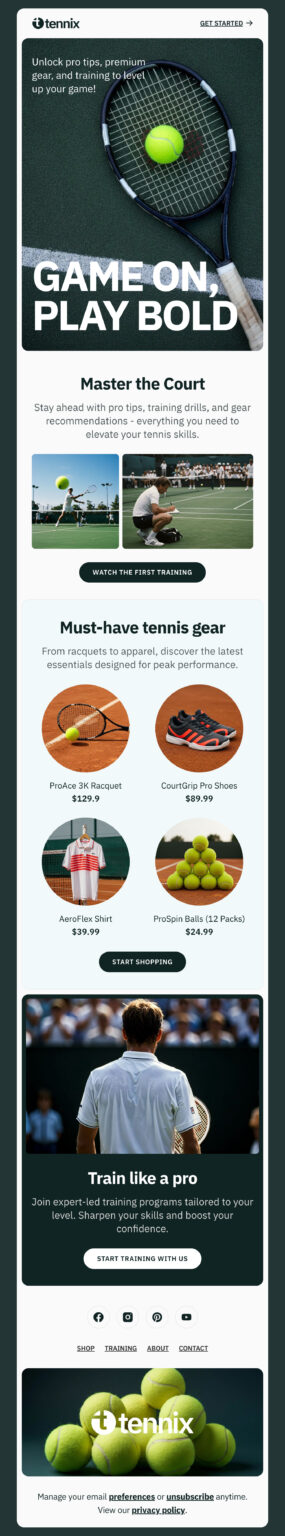 Free Outlook Email Templates - Designmodo