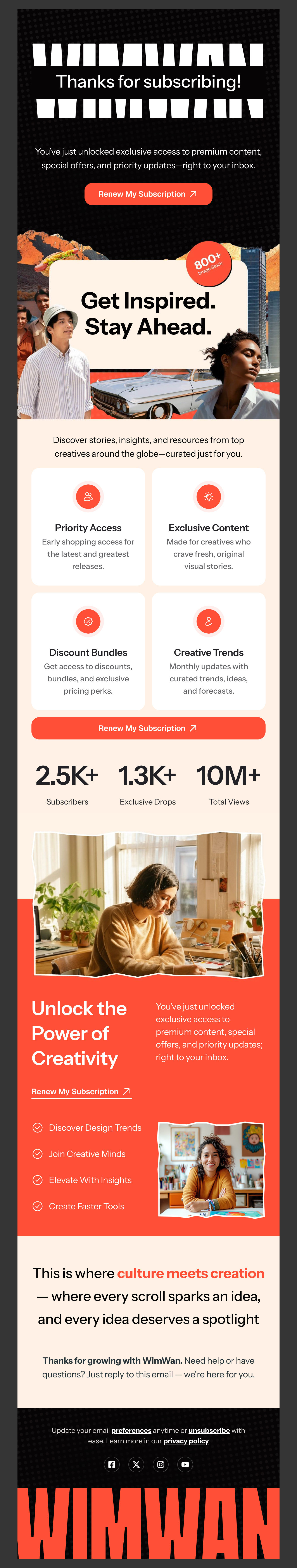 Thrivology's Plain Text Email Template